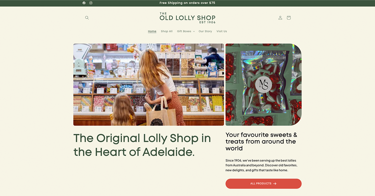 The Old Lolly Shop | Nostalgic & Imported Sweets Australia
